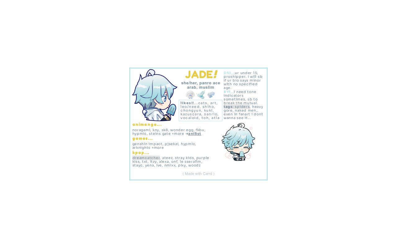 jade's carrd